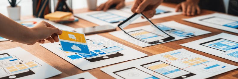 Creative Front-end Developer Brainstorming UI Design. Scrutinize Stock ... Creative Front-end Developer Brainstorming UI Design. Scrutinize Stock ...