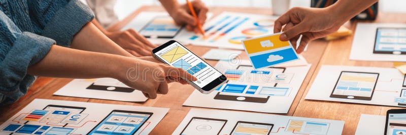 Creative Front End Developer Brainstorming Ui Design Scrutinize Stock Image Image Of