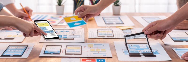 Creative Front End Developer Brainstorming Ui Design Scrutinize Stock Image Image Of