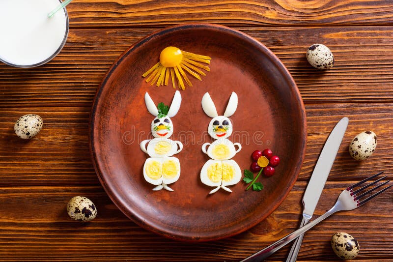 Creative Funny Food for Kids Stock Photo - Image of diet, tasty: 351627744