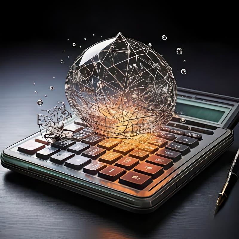 Creative Fusion of Technology and Art Featuring a Calculator with a ...