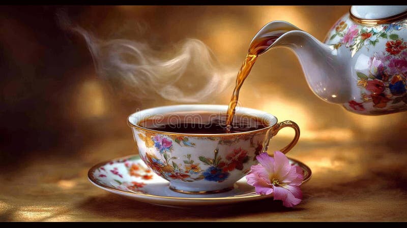 Creative Futuristic AI Abstract Design with Digital Elements Stock ...