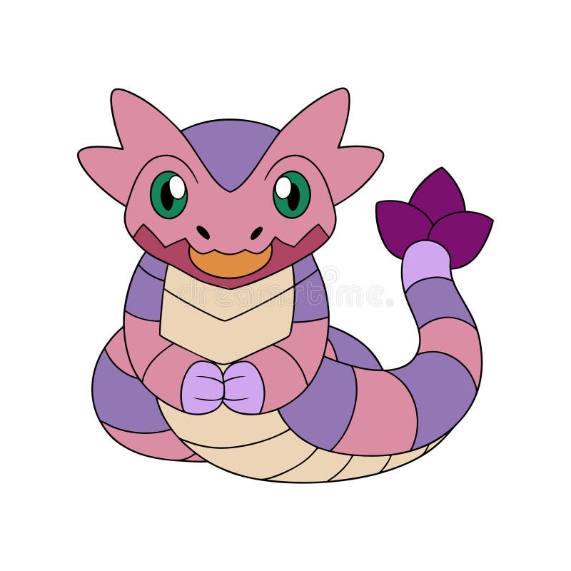 Gaboon Viper Coloring Page for Kids Stock Photo - Illustration of ...