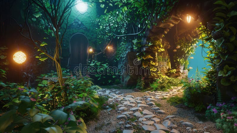 Creative Game Designer Designing a Virtual World Concept Stock ...