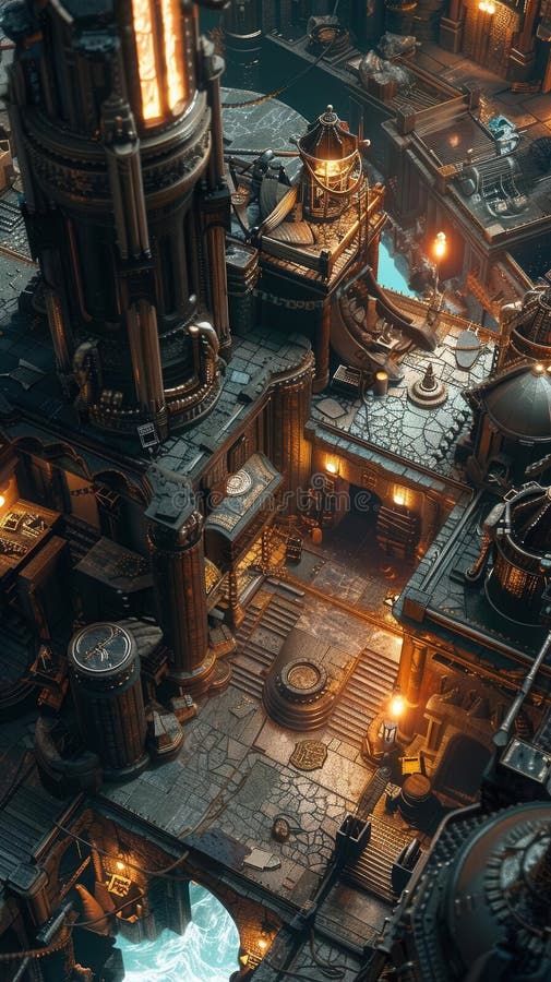 Creative Game Level Design. Game Developer Creating an Imaginary World ...