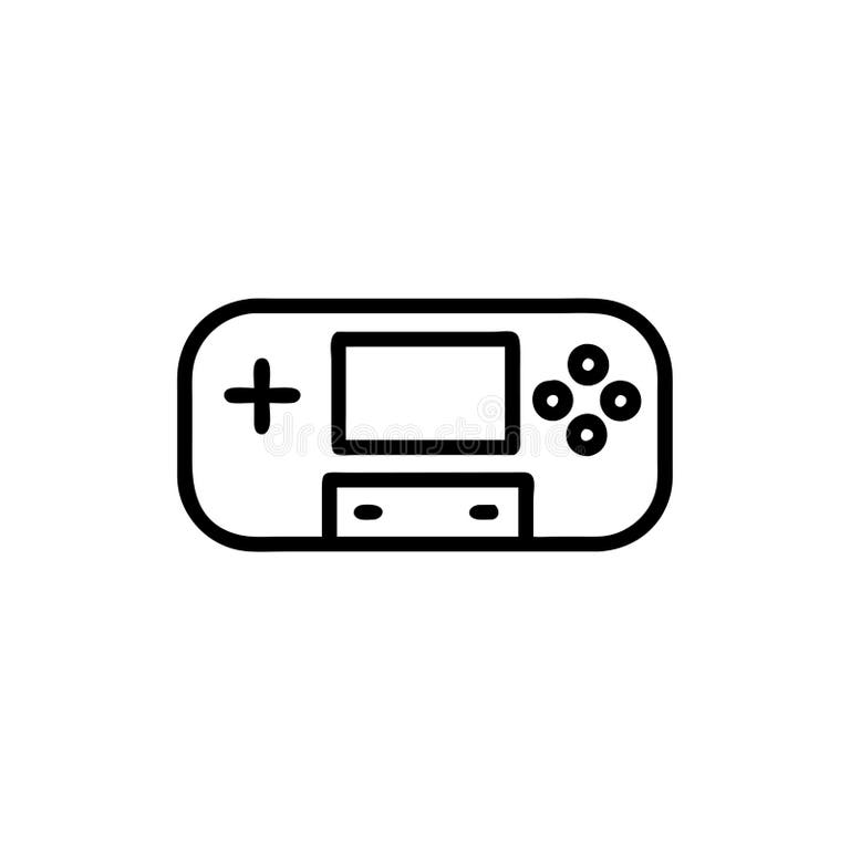Creative Gaming Console Icon for Fun Stock Vector - Illustration of ...