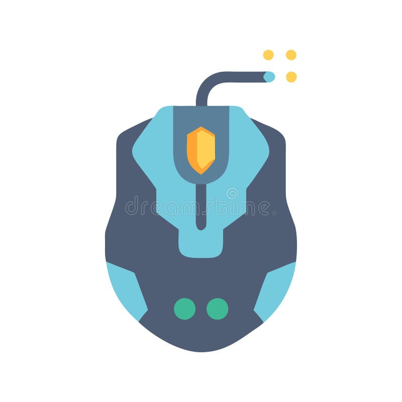 Creative Gaming Mouse Icon for Fun Stock Illustration - Illustration of ...
