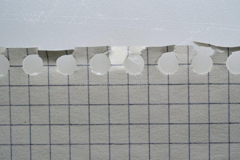 Creative Gaps in a Graph Paper with Torn Edges Stock Image - Image of ...