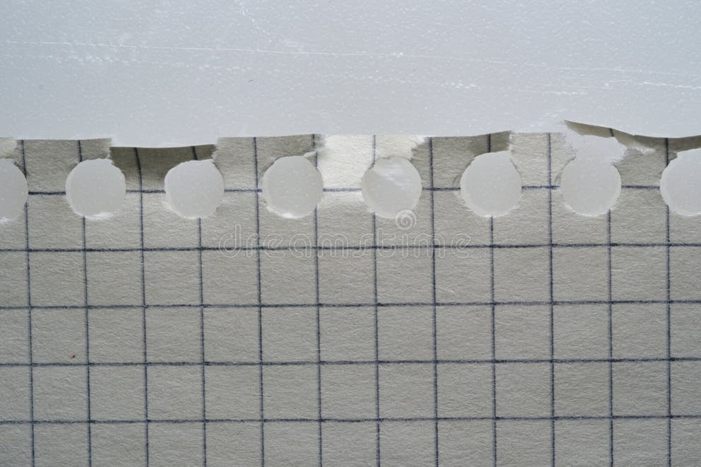 Creative Gaps in a Graph Paper with Torn Edges Stock Image - Image of ...