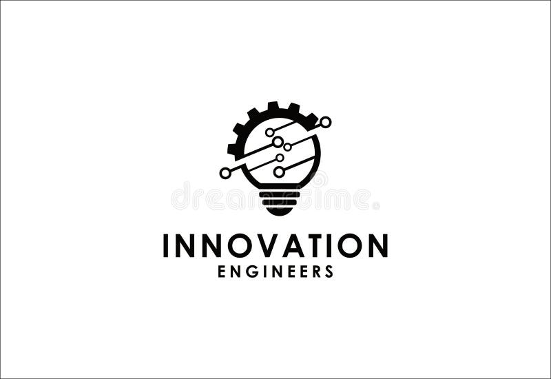 Creative Gear and Bulb Vector Logo Template for Innovation Energy Stock ...