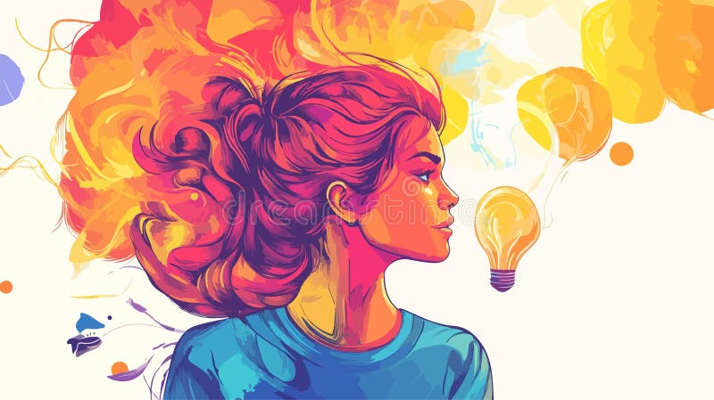 Creative Genius Concept - Innovative Artistic Inspiration in Picture ...