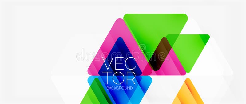 Creative Geometric Abstract Background Design Stock Vector ...
