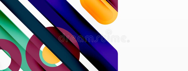 Creative Geometric Abstract Background Design Stock Vector ...