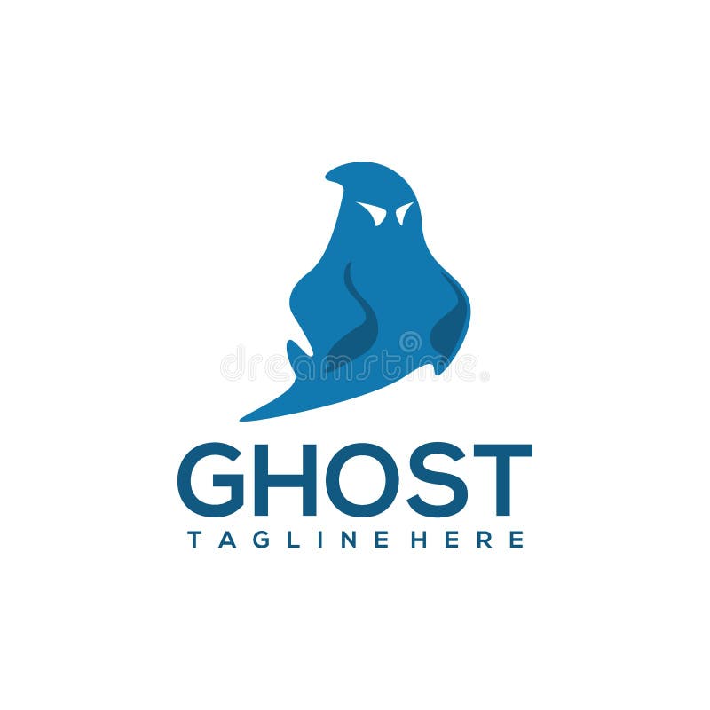 Creative Ghost Logo Design Vector Art Logo Stock Illustration ...