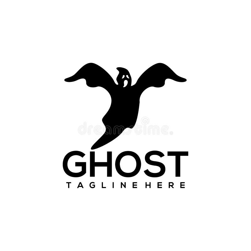 Creative Ghost Logo Design Vector Art Logo Stock Illustration ...