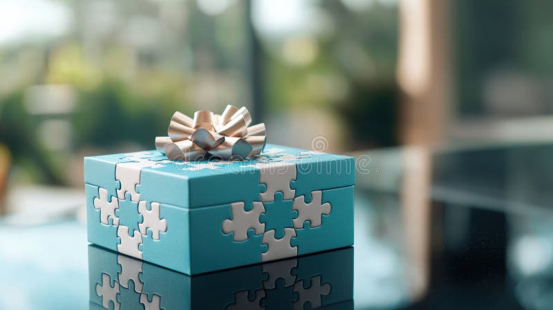 A Creative Gift Box Designed Like an Interlocking Puzzle Generative AI ...