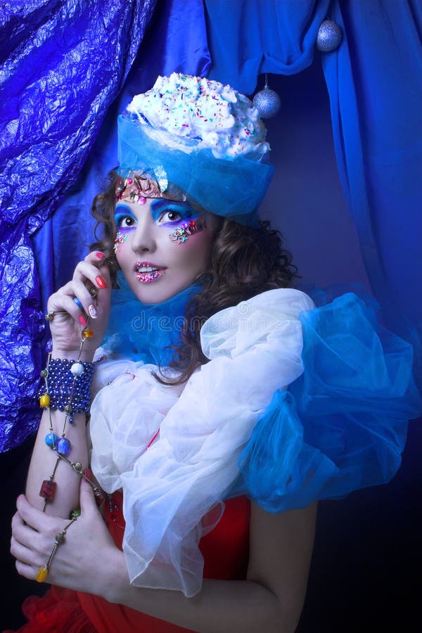 Creative girl. stock photo. Image of fairy, glamour, lady - 37947878