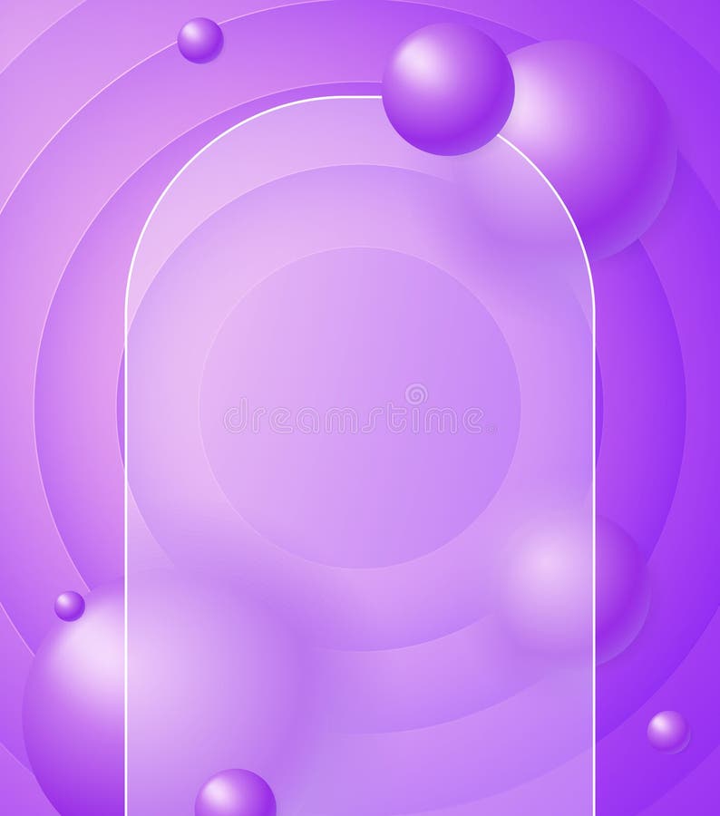 Creative Glassmorphism Illustration Design with Transparent Arch Frame ...