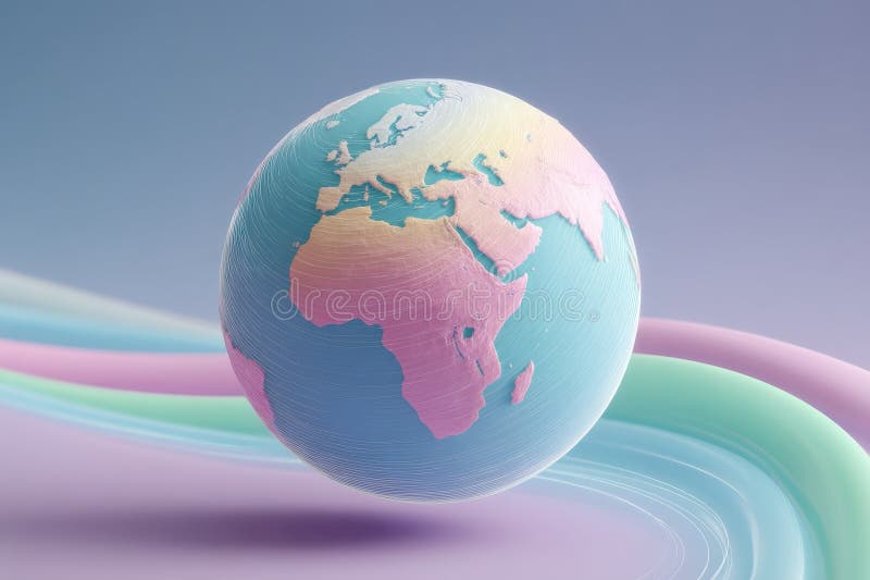 Creative Global Representation Digital Art Modern Design Abstract ...