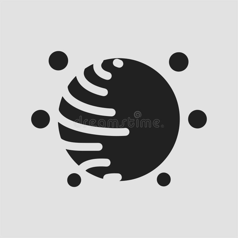 Creative Globe or Earth Logo Design for Business and Technology Stock ...