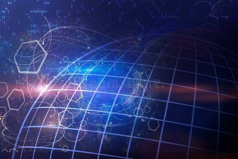 Creative globe texture stock illustration. Illustration of blue - 113440290