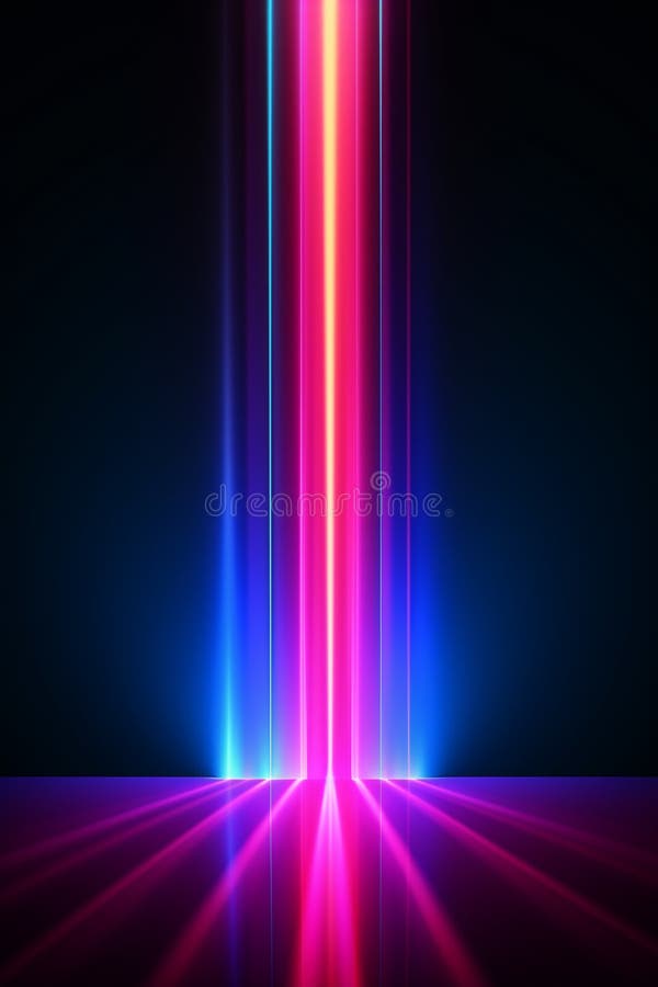 Creative Glowing Neon Holographic 3d Glow: Vibrant and Innovative ...