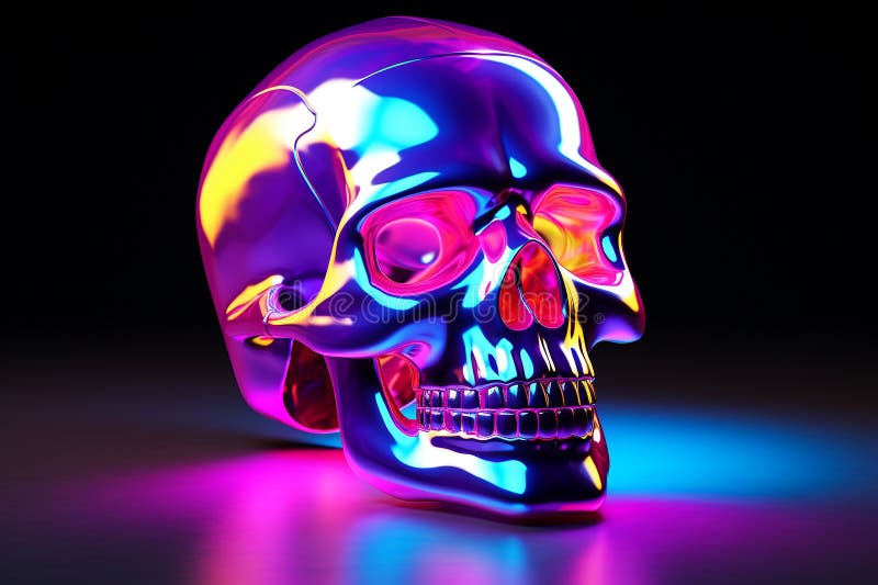 Creative Glowing Neon Holographic 3d Glow: Vibrant and Innovative ...