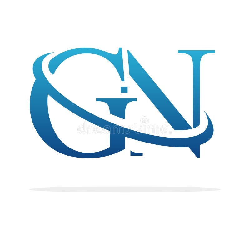 Creative GN Logo Icon Design Stock Vector - Illustration of simple ...