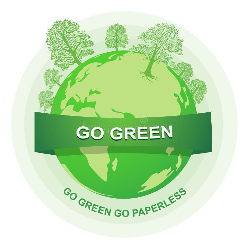 Go Green Recycle Logo World Map Stock Illustrations – 81 Go Green ...