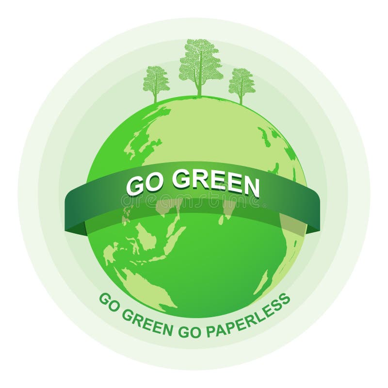 Go Green Recycle Logo World Map Stock Illustrations – 81 Go Green ...