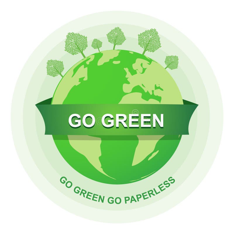Go Green Recycle Logo World Map Stock Illustrations – 81 Go Green ...