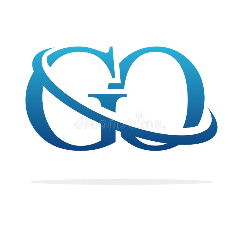 Creative GO Logo Icon Design Stock Vector - Illustration of isolated ...