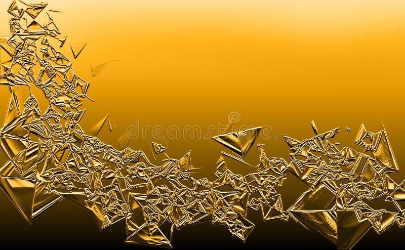 Creative Golden Material Texture Modern Layout Design Stock ...