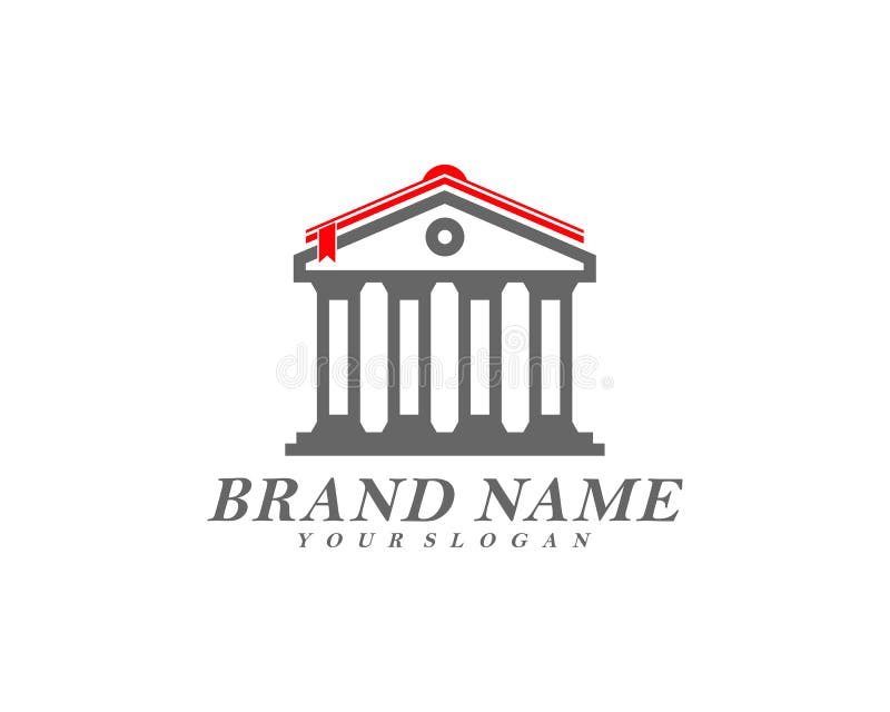 Creative Government Building with Book Logo Template Vector, Icon ...