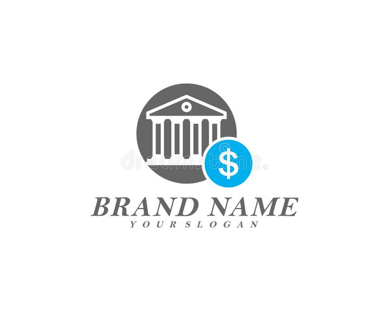Creative Government Building with Money Logo Template Vector, Icon ...