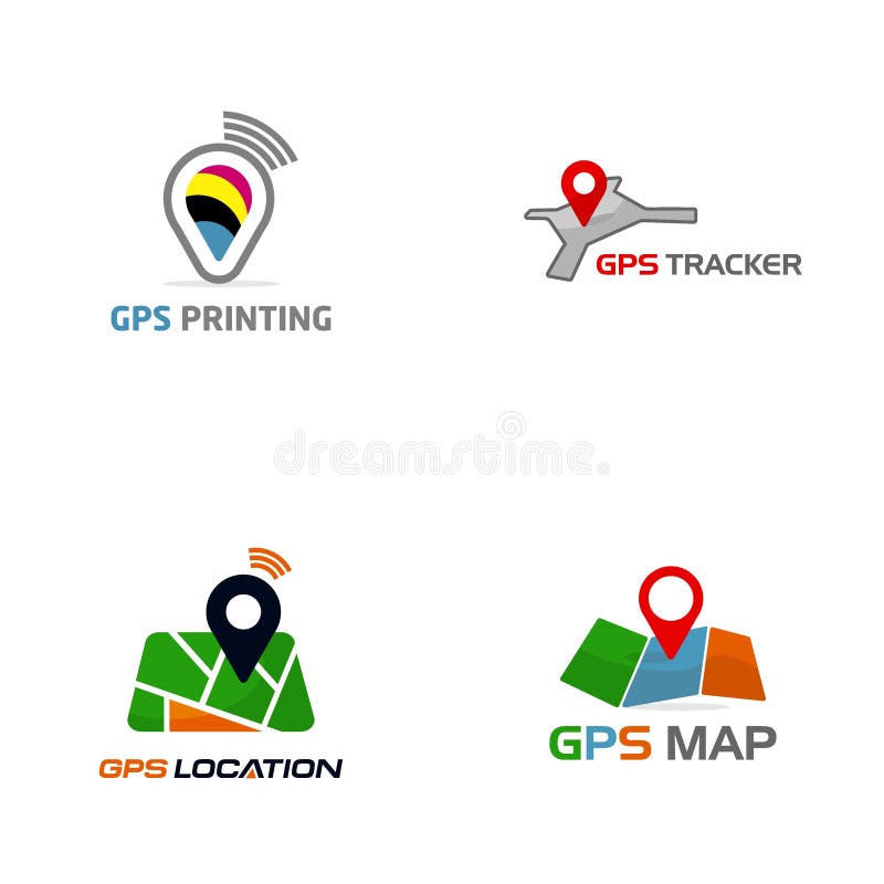 Creative GPS Logo Vector Art Logo Stock Illustration - Illustration of ...