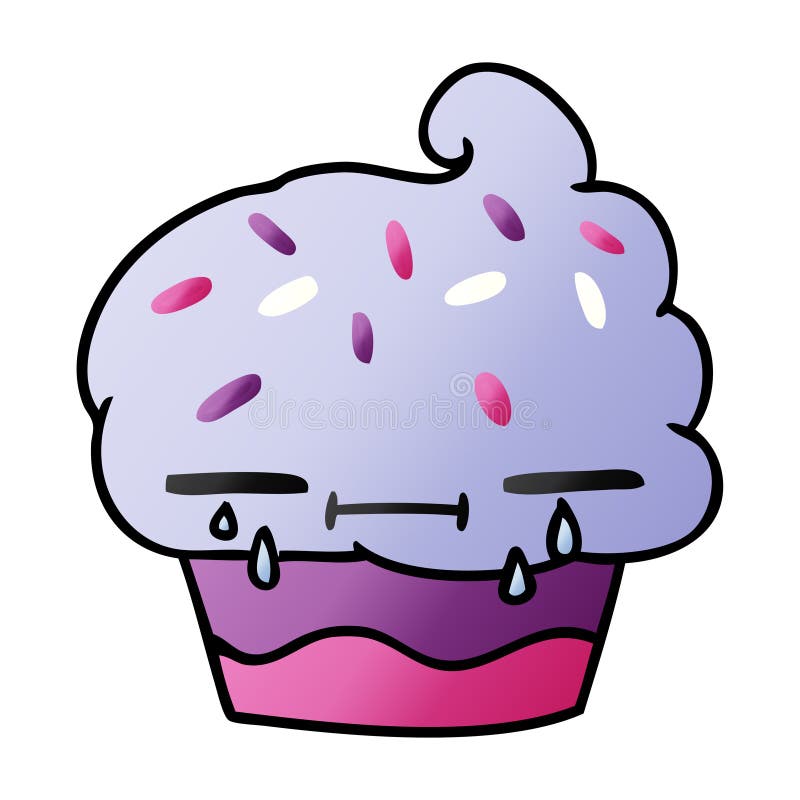 Cartoon Cupcake Sad Stock Illustrations – 336 Cartoon Cupcake Sad Stock ...