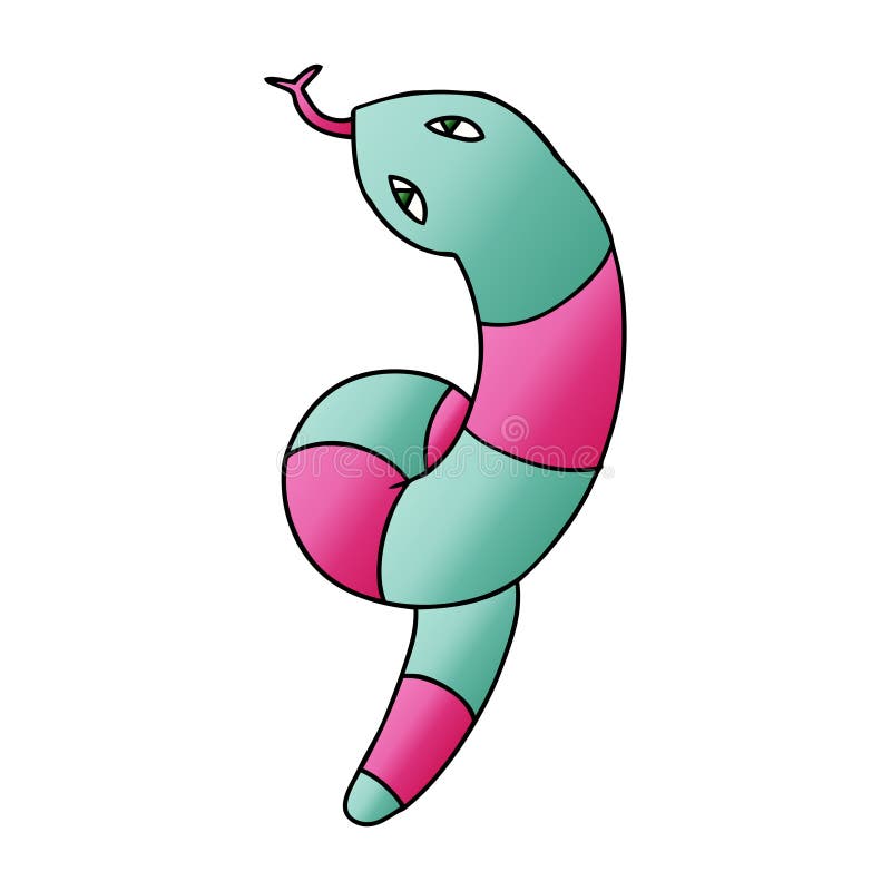Long Snake Drawing Stock Illustrations – 449 Long Snake Drawing Stock ...