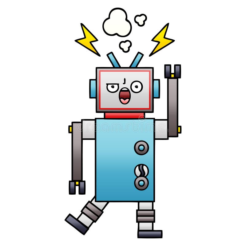 Cartoon Broken Robot Stock Illustrations – 1,186 Cartoon Broken Robot ...