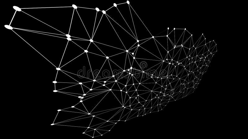 Creative Graphic Backgrounds for New Technology, Vector Connected Wire ...