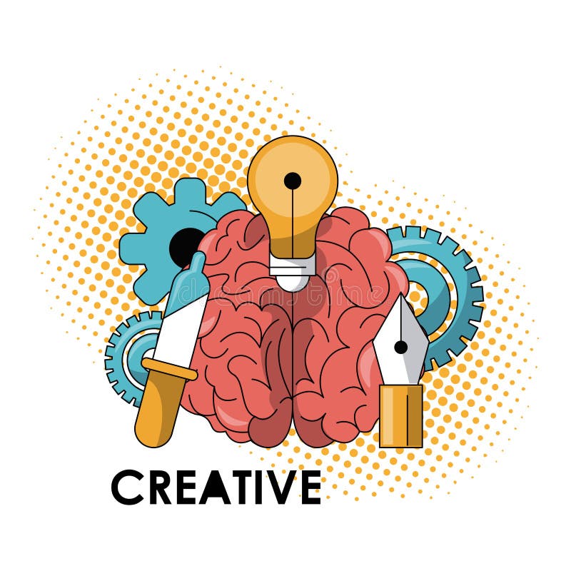 Creative graphic design stock vector. Illustration of work - 123581503