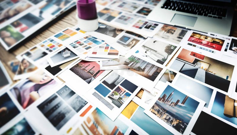 Creative Graphic Designer Working in Modern Studio Generated by AI ...