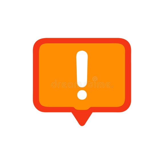 Creative Exclamation Mark Graphic Icon Stock Illustration ...