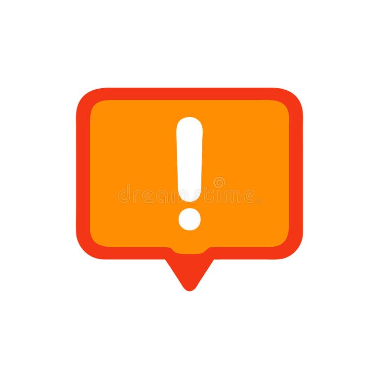 Creative Exclamation Mark Graphic Icon Stock Illustration ...