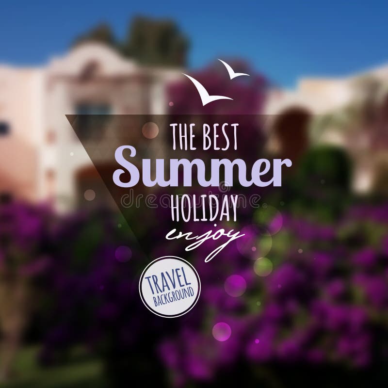 Creative Graphic Message for Your Summer Design Stock Vector ...