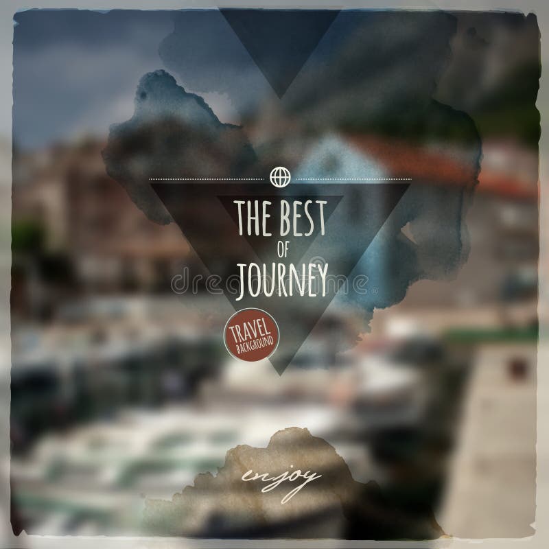 Creative Graphic Message for Your Travel Design Stock Vector ...