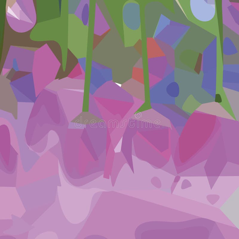 Creative Graphics with Pink and Green Stock Illustration - Illustration ...