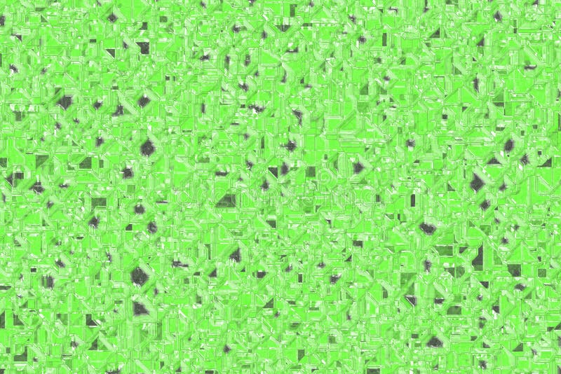 Nice Green Computer Crystal Pattern Computer Art Backdrop Illustration ...