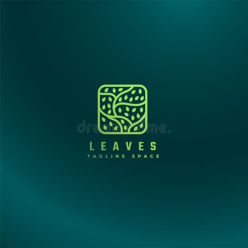 Creative Green Leaves in Herbal Life Concept Stock Vector ...