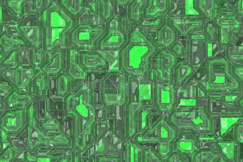 Creative Green Tech Optic Template Digital Graphics Backdrop ...